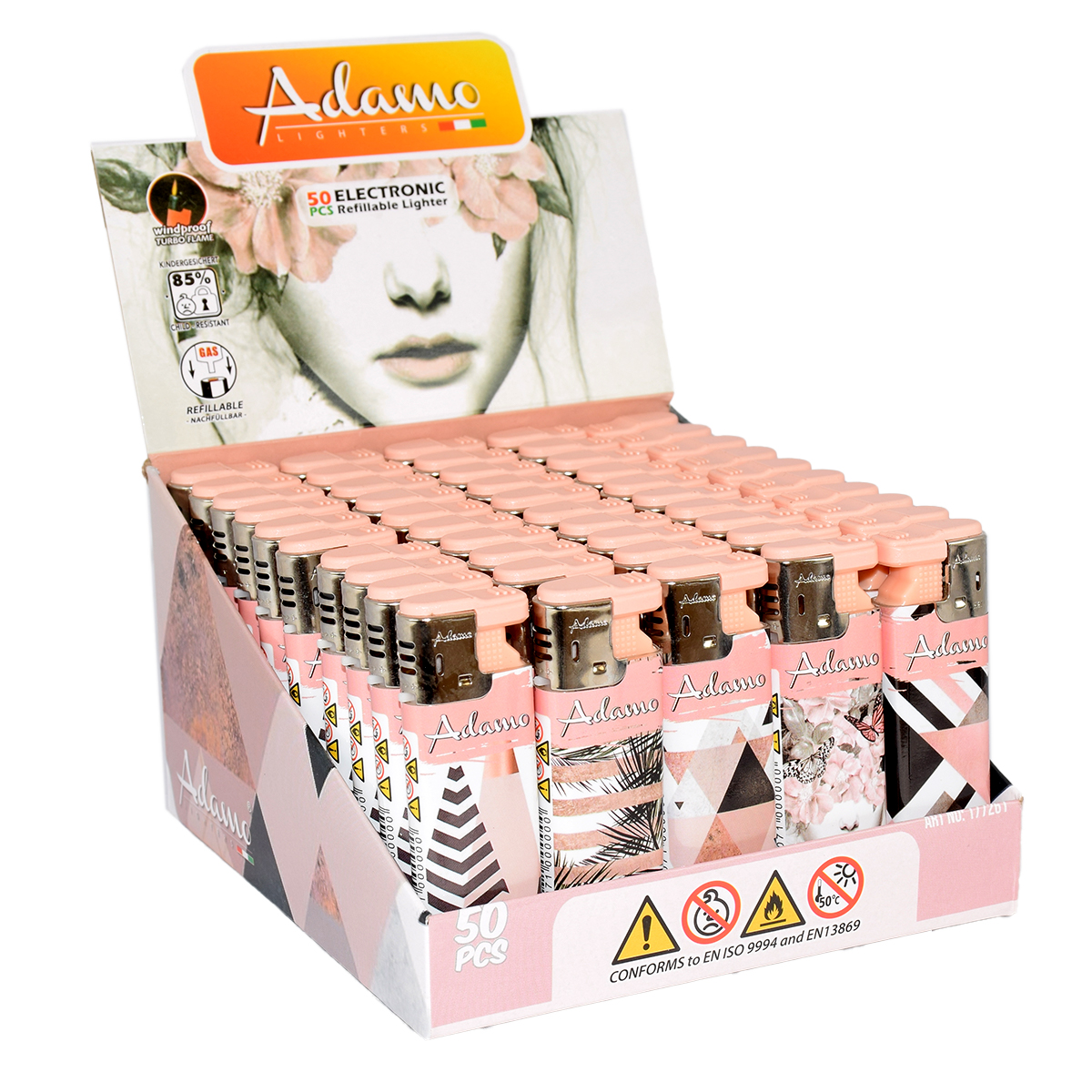 Lighters :: Turbo Lighters :: Turbo Design label Lighter 177261 pastel pink