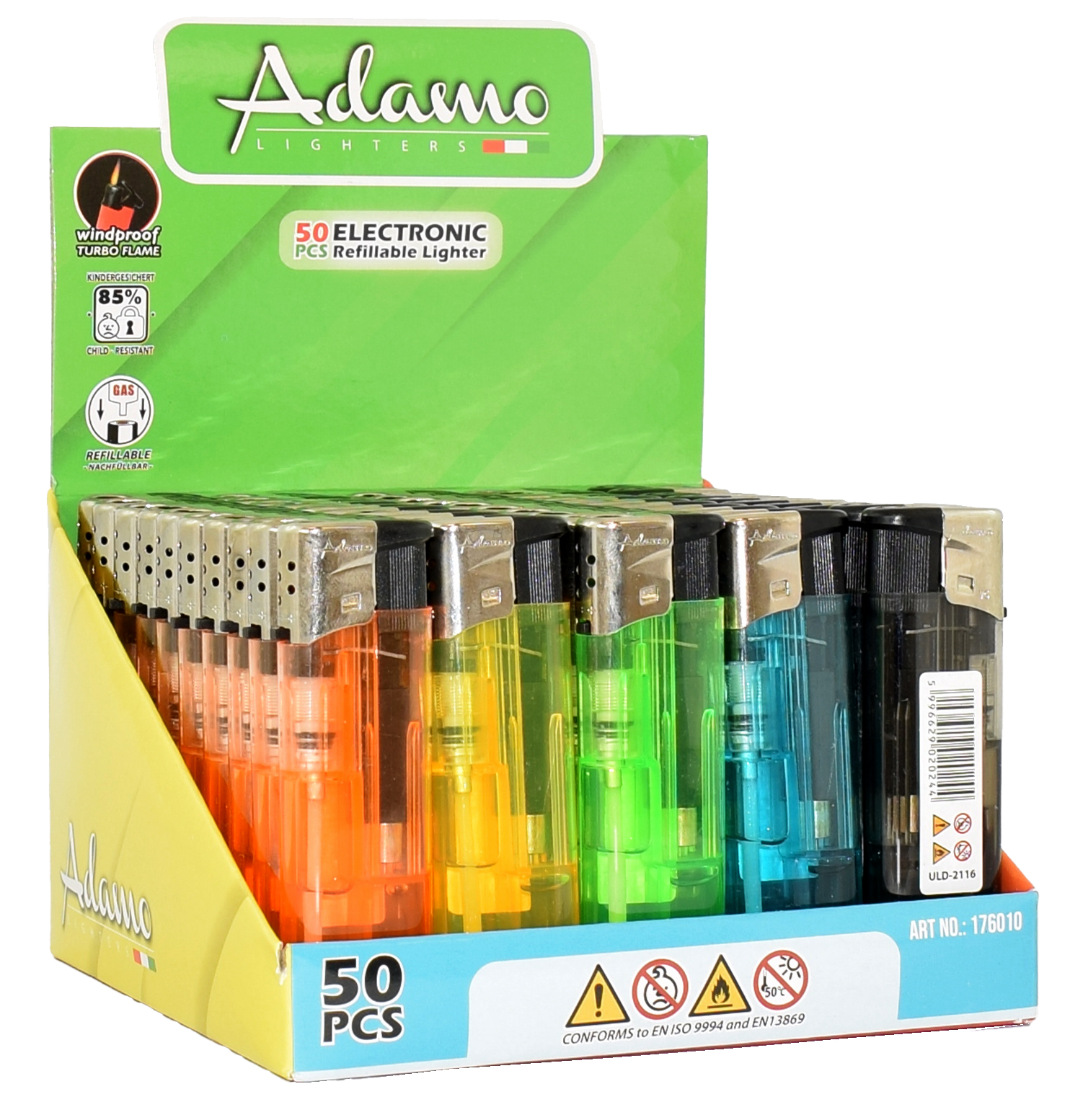 Lighters :: Turbo Lighters :: Turbo Lighter 176010 Adamo TC OYGBK