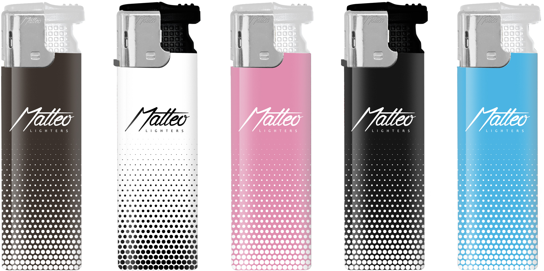 Lighters :: Turbo Lighters :: Turbo Lighter 178198 Matteo Rubberized pastel