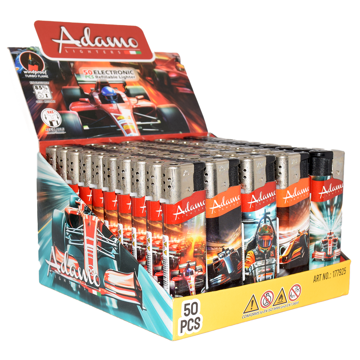 Lighters :: Turbo Lighters :: Turbo Lighter 177925 Adamo Design label ...