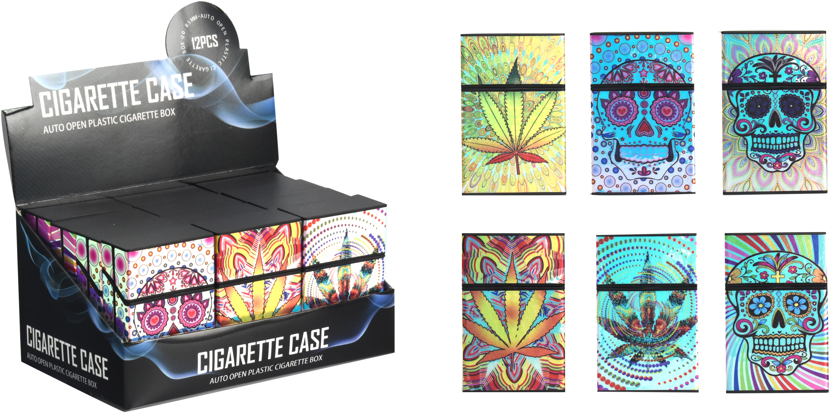 Smoking Accessories :: Click Box :: Click box CIG897 Plastic Skull and ...